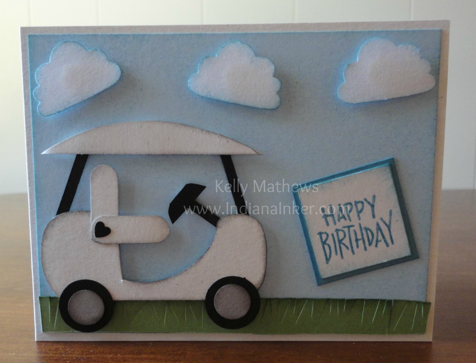 Indiana Inker: Golf Cart Card