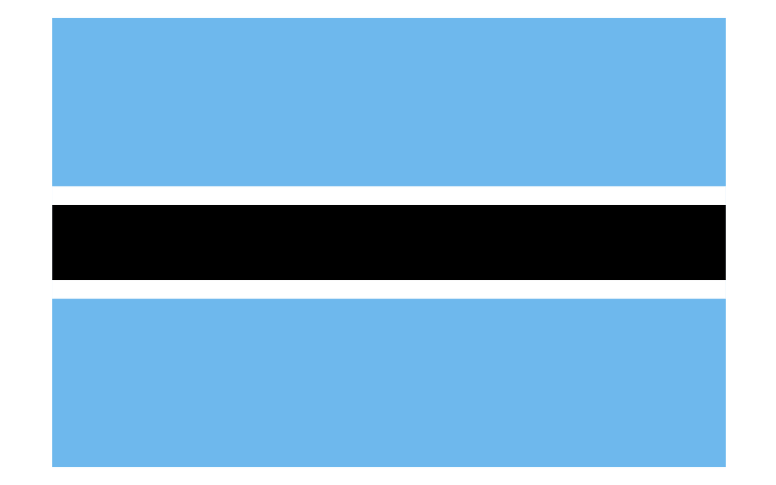 World Flags: Botswana Flag hd wallpaper