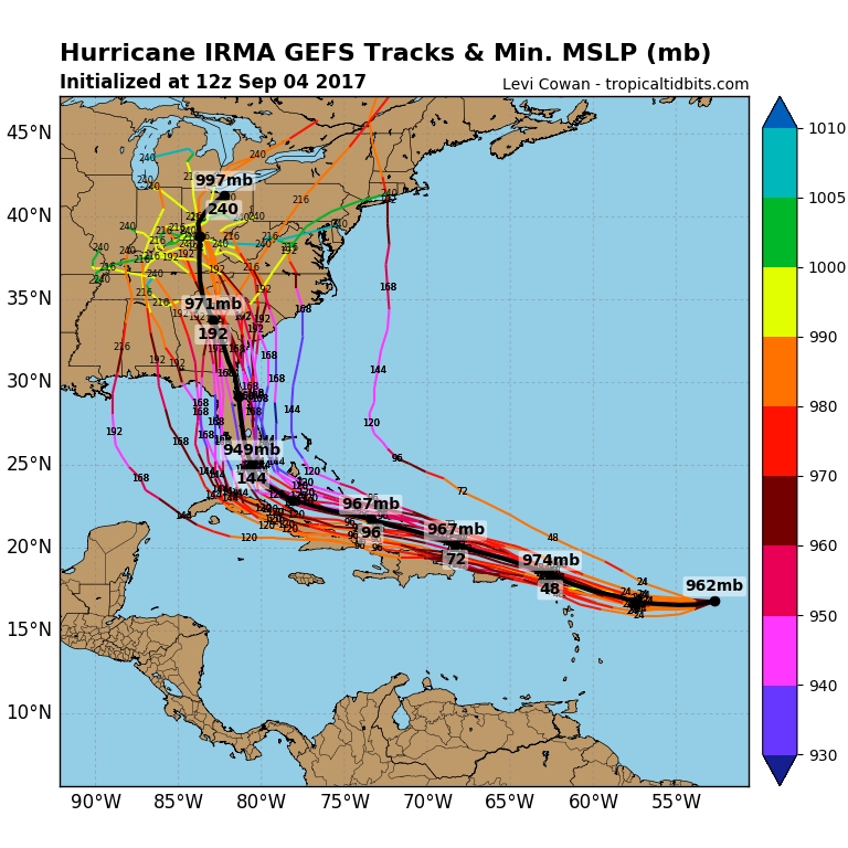 Cruising the ICW with Bob423: Irma- All models agree, Irma will make ...