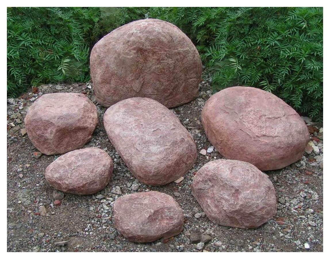 All about plants and planters: Lightweight rounded river-worn style rocks