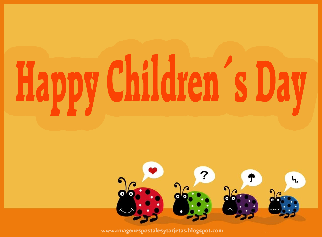 Happy Children´s Day - Feliz Dia del Niño | Dibujos Infantiles