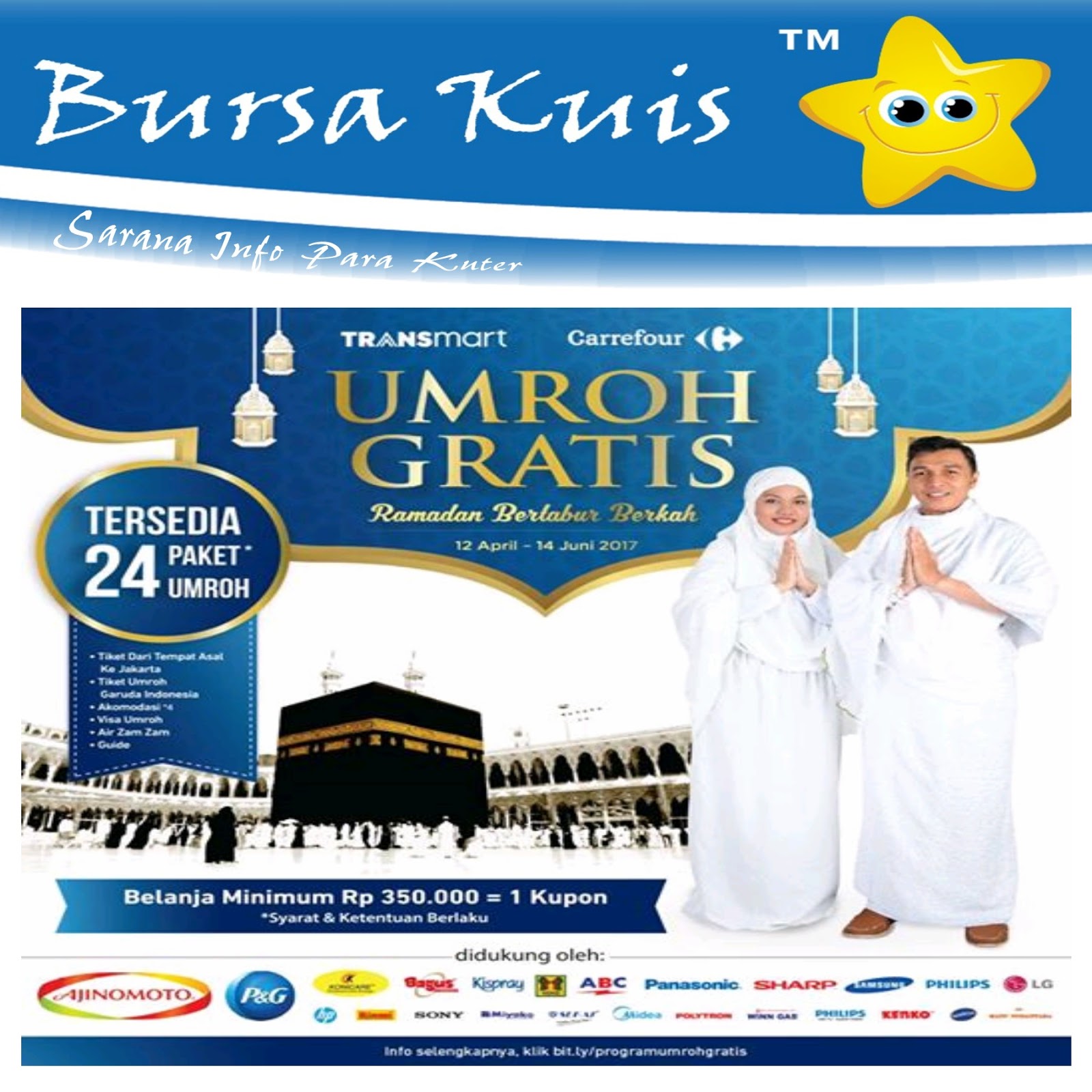 Promo Undian Transmart Carrefour Berhadiah 24 Paket Umroh Gratis ...