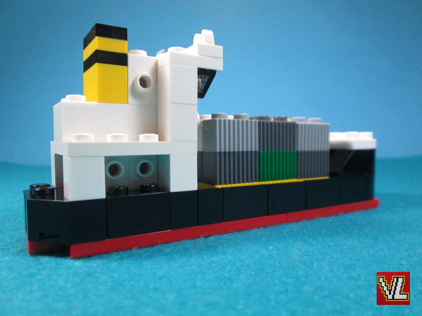 VIVOLEGO: Nova versão set LEGO 616 Navio cargueiro