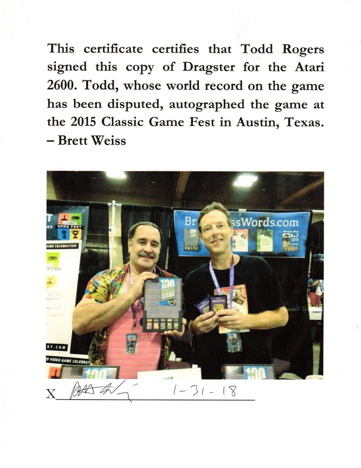 Brett Weiss: Words of Wonder: Todd Rogers - A Funny Thing Happened at a ...