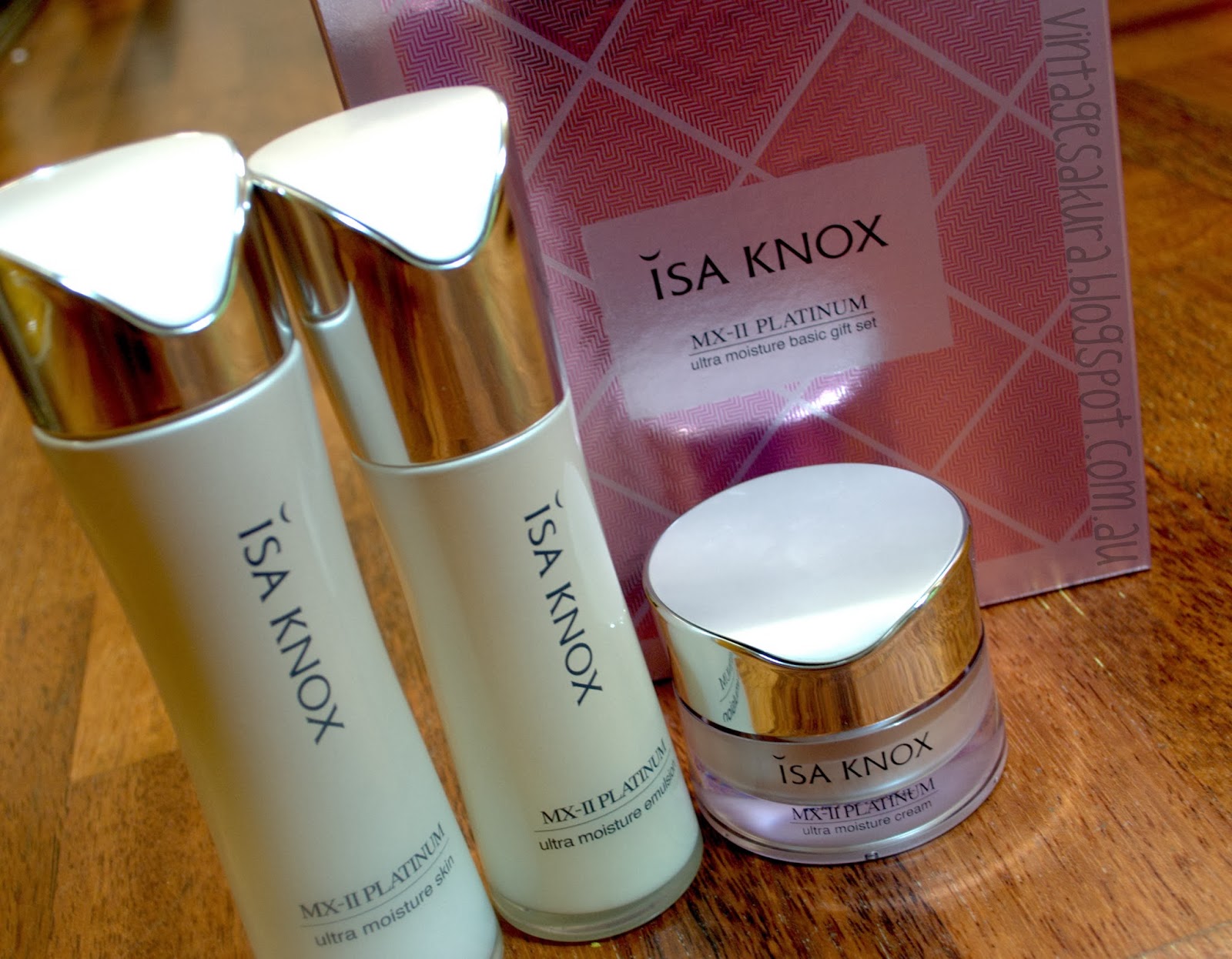 Vintage Sakura: Isa Knox MX-II Platinum Skincare Line