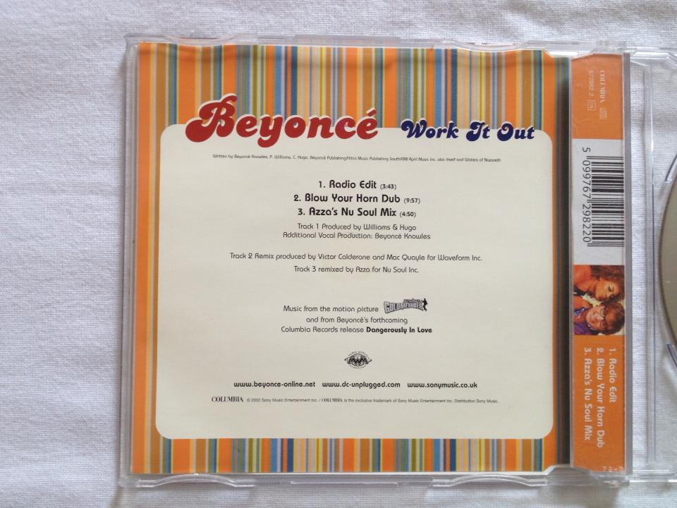 ## Cds Collection ##: Beyoncé - Work It Out (UK)