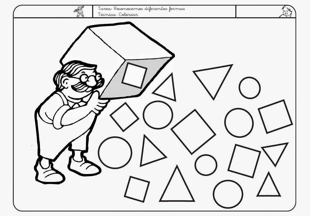 Dibujos Para Colorear Formas Geometricas