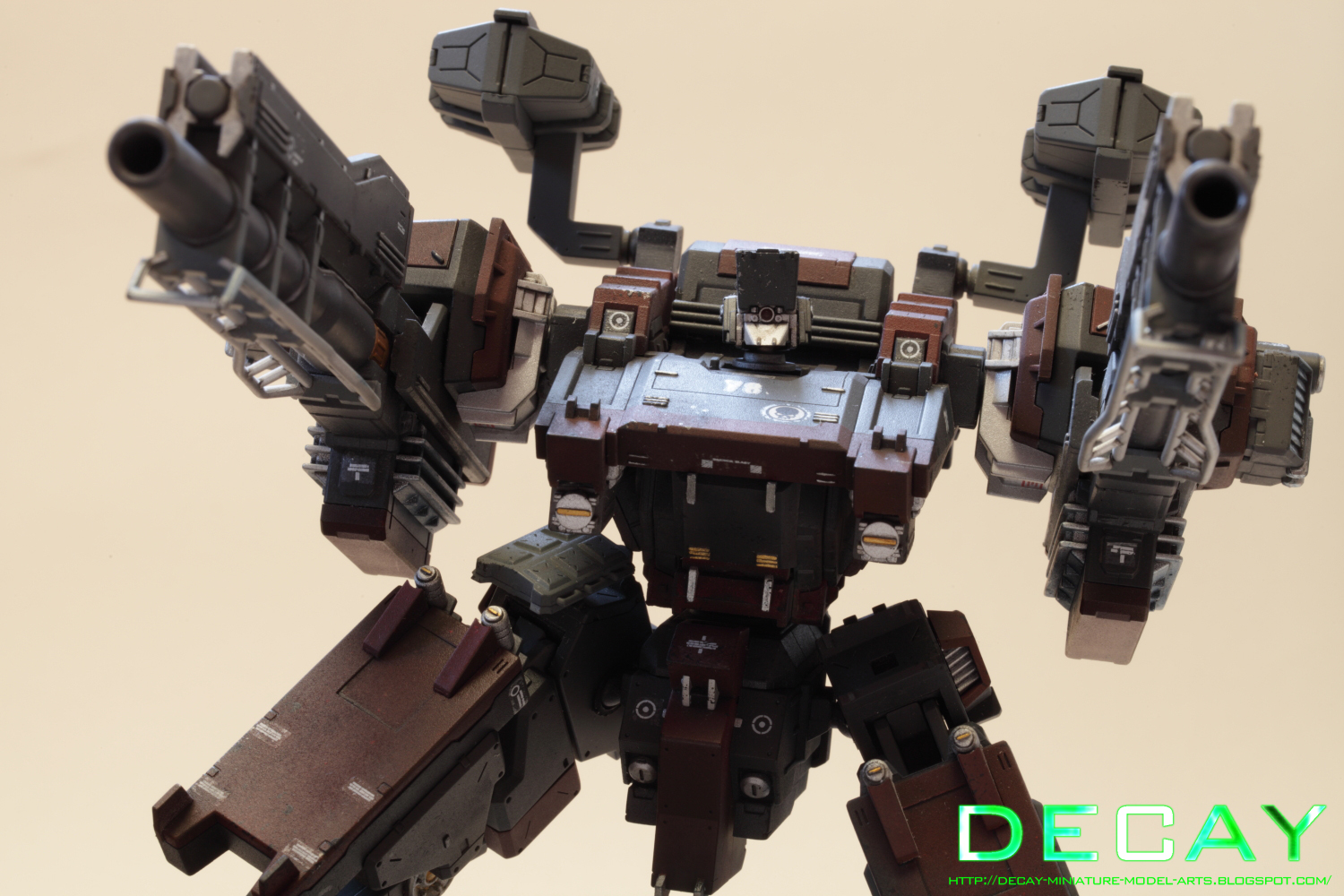 DECAY-Miniature-Model-Art: ARMORED CORE SUNSHINE DIO