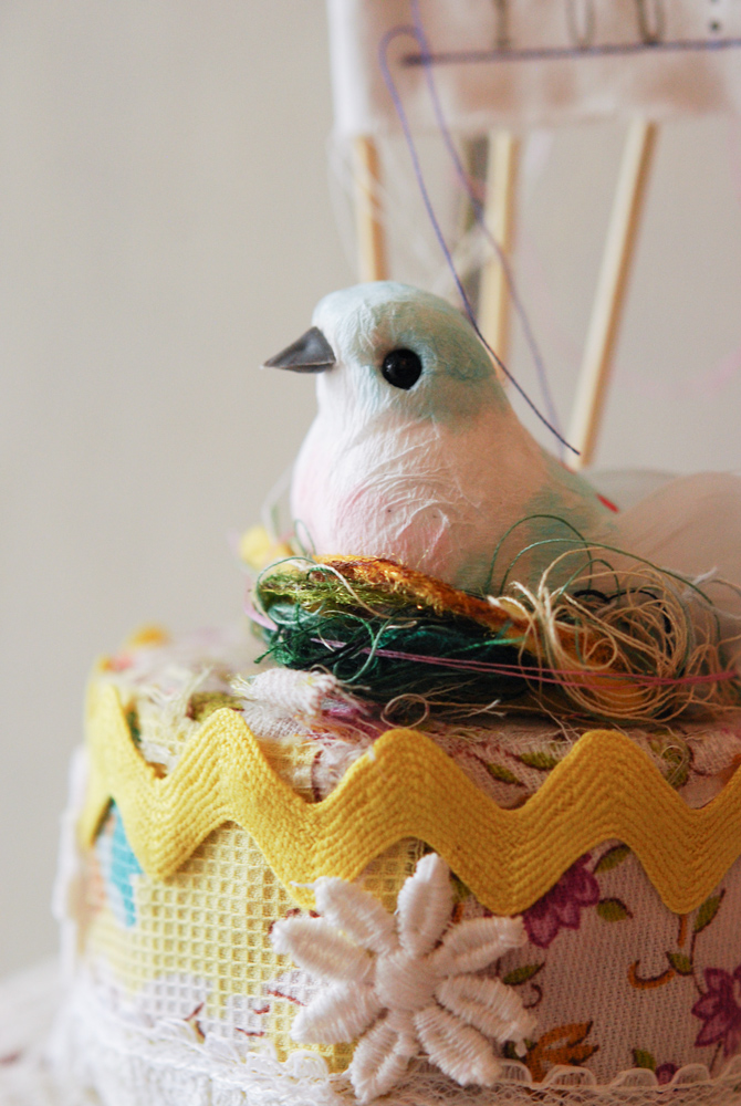 A Scrappy Fabric Cake, Celebrate! - Jill Ruth & Co.