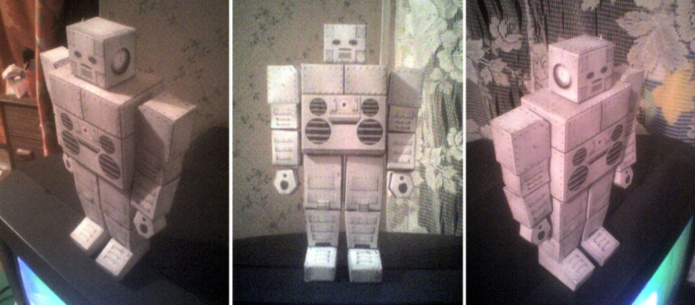 The Beastie Boys - Intergalactic Robot Papercraft Model - PAPEROX FREE ...