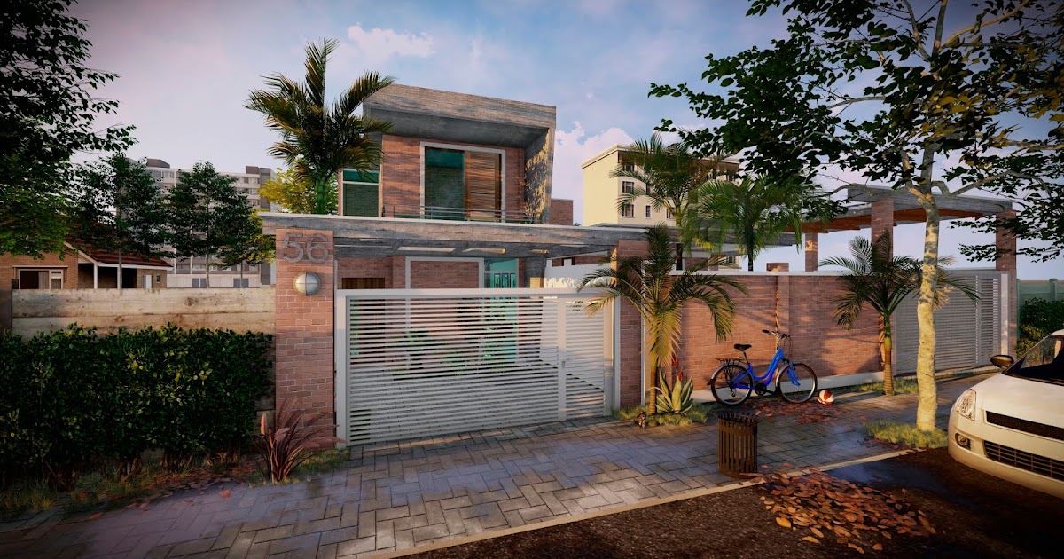 ArchStudioGil: Projeto para Sobrado em meio lote - Terreno 5x25m