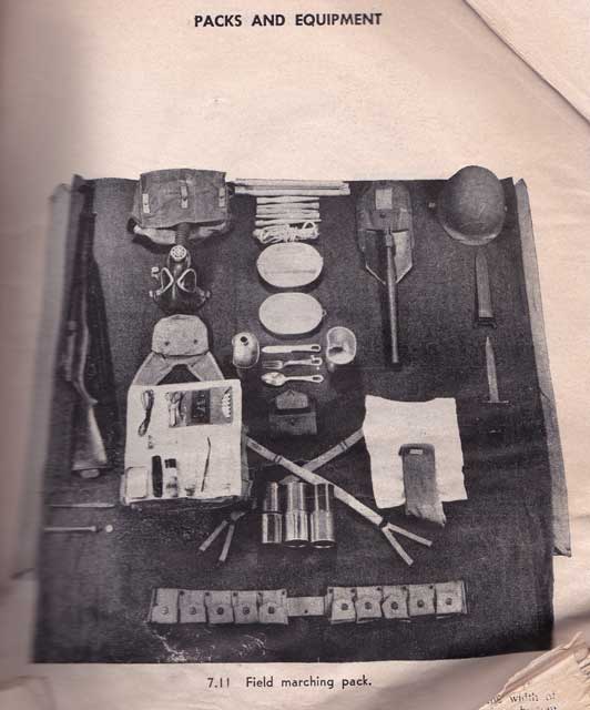 Marines In Forest Green: USMC 50's-60's Field Pack Layout Korea Viet Nam