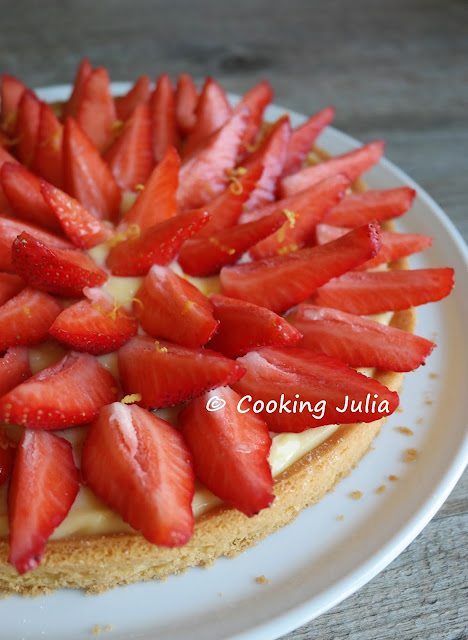 COOKING JULIA : TARTE AUX FRAISES