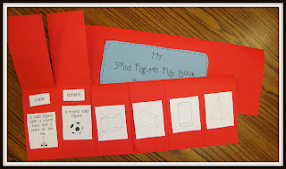 Today In First Grade: Solid Figures and a winner!