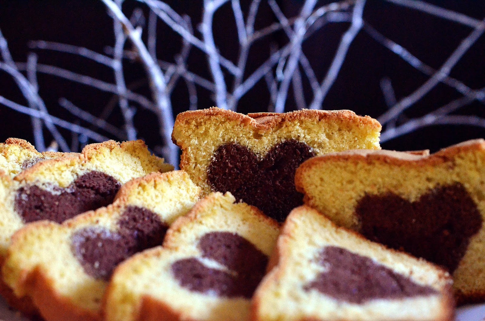 Chec cu inima de ciocolata