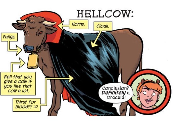 Halls of the Nephilim: Monstrous Monday - Hellcow (Marvel Crawl Classics)