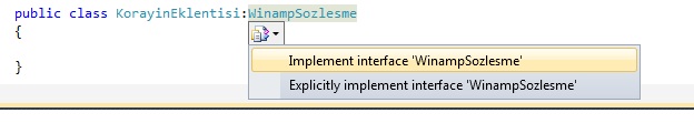Yazılımcı Klavyesinden Dökülenler ...: C# Object Oriented Interface