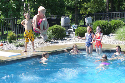 The Jenkins Family: 4th grade pool party