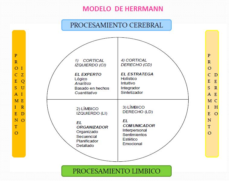Curso de formación CADE, UdeC: Modelo de Herrmann
