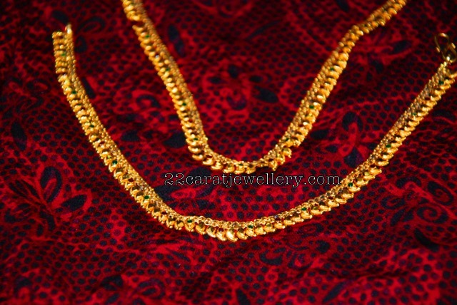 Gold Payal - Jewellery Designs