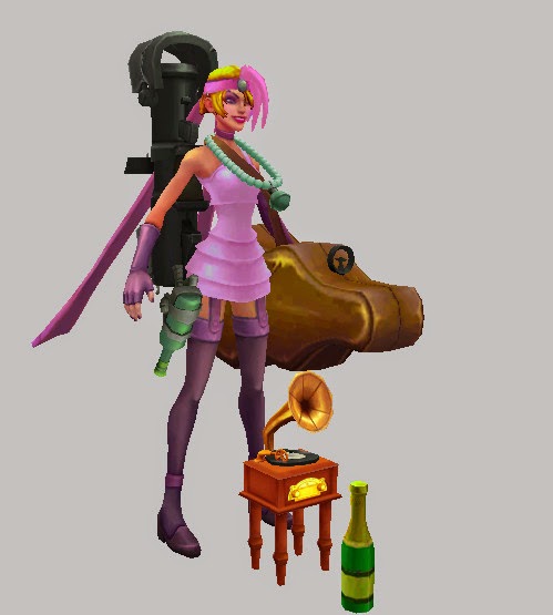 [Mod Skin] Pink Jinx Mafia - MOD SKIN LOL