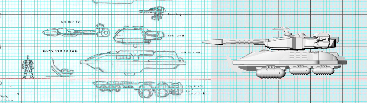 Painted Arc Fleet Armor by Mike Wikan