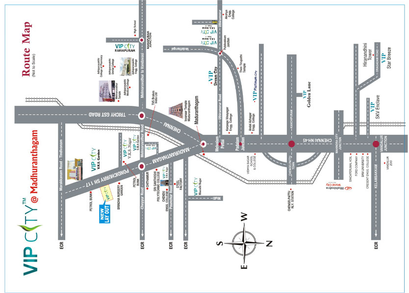 PREMIUM GATED COMMUNITY: VIP CITY NR - MADHURANTHAGAM