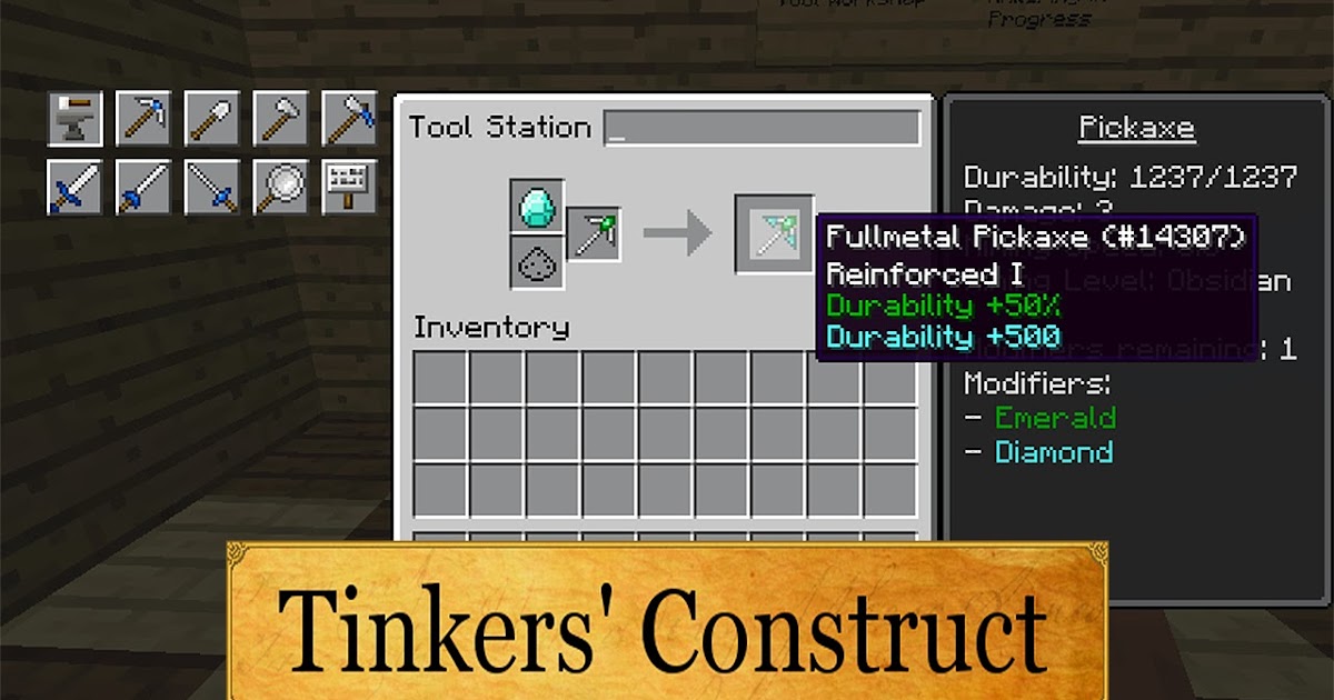 Como Baixar E Instalar Tinkers Construct Mod 1 7 10 Minecraftmod Br
