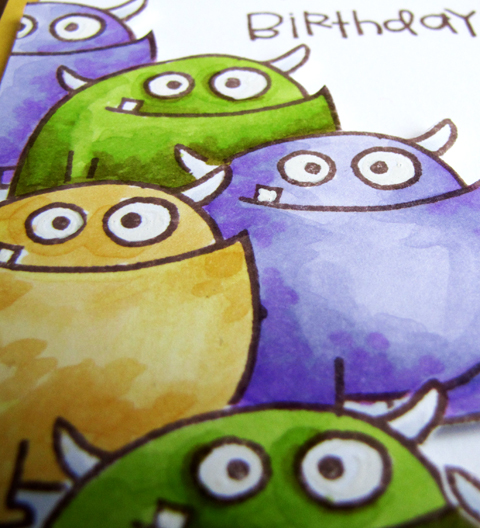 The Bald Dragonfly: Monster Birthday Wishes