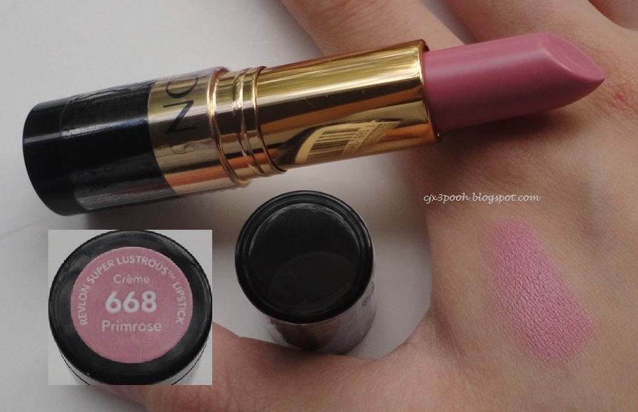 Connie Reviews: Revlon Super Lustrous lipstick in Primrose