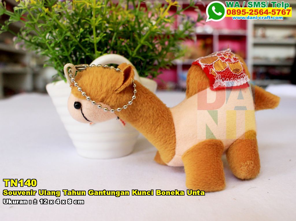Souvenir Ulang Tahun Gantungan Kunci Boneka Unta | Souvenir Pernikahan