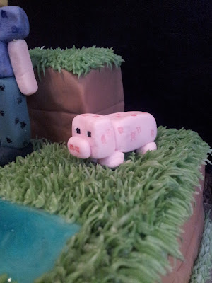 Kiddles 'N Bits: Minecraft cake