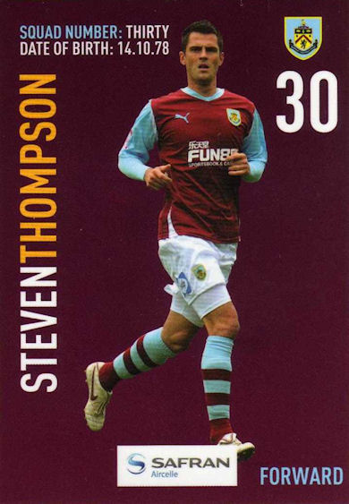 Football Cartophilic Info Exchange: Burnley F.C. - Clarets Player Cards ...