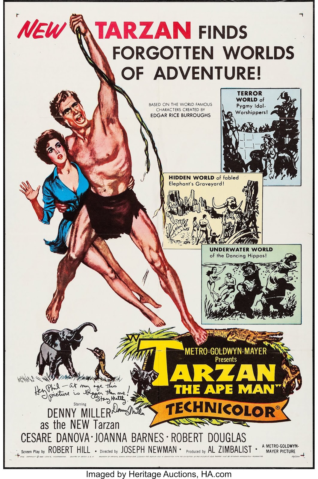 Vintage Tarzan movie posters