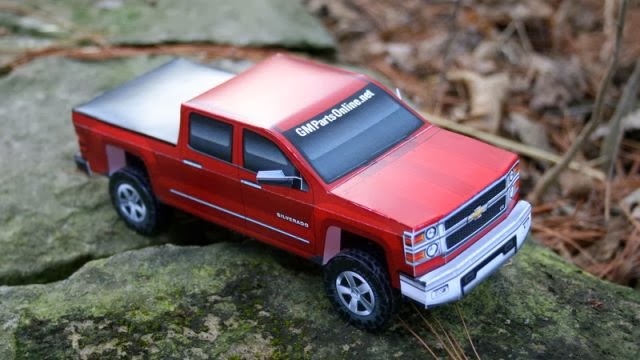 Papercraft Build Your Own 2014 Chevy Silverado - Papercraft4u | Free ...