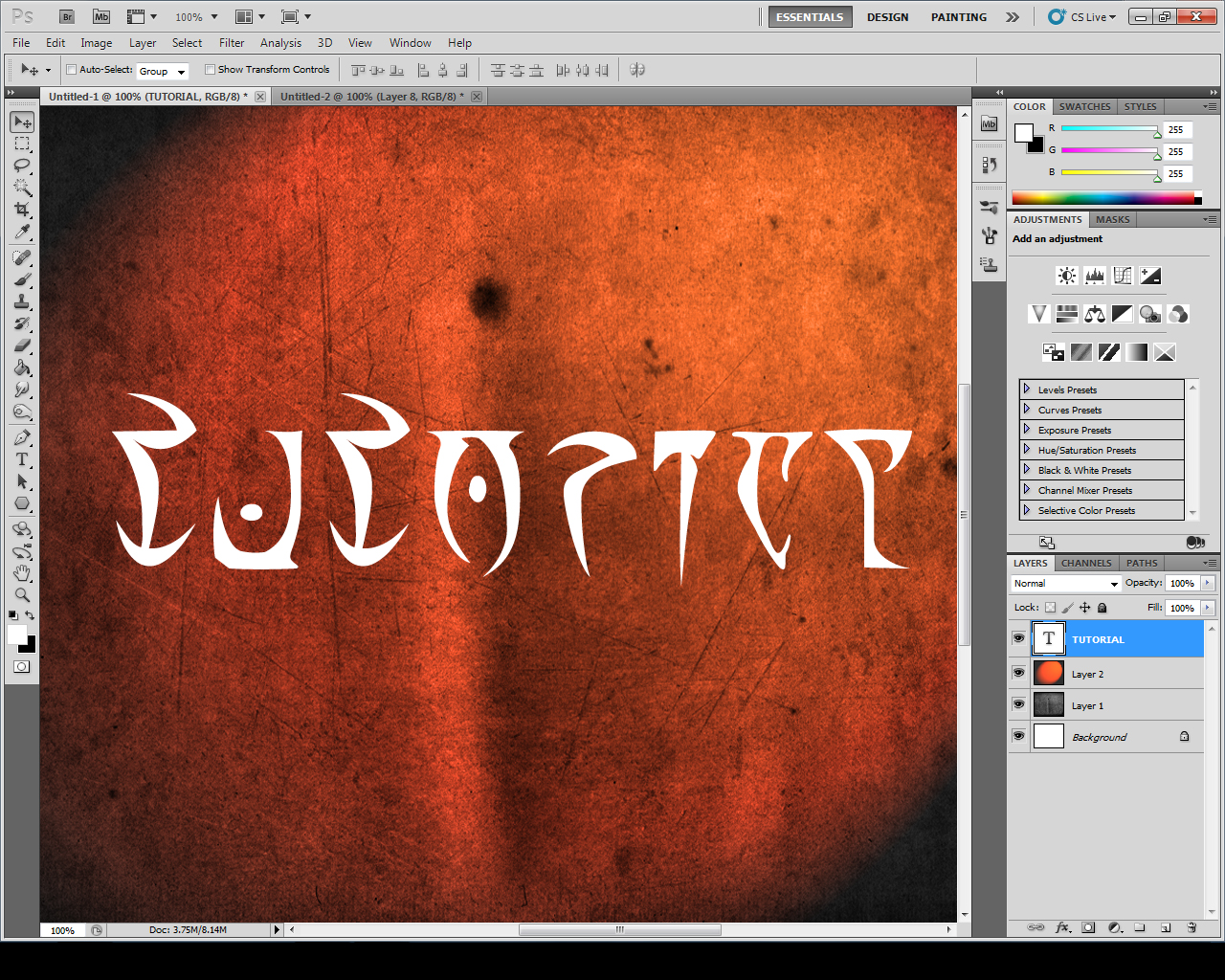 V3N0M's - 2D and 3D art: Magic Runes Text Effect