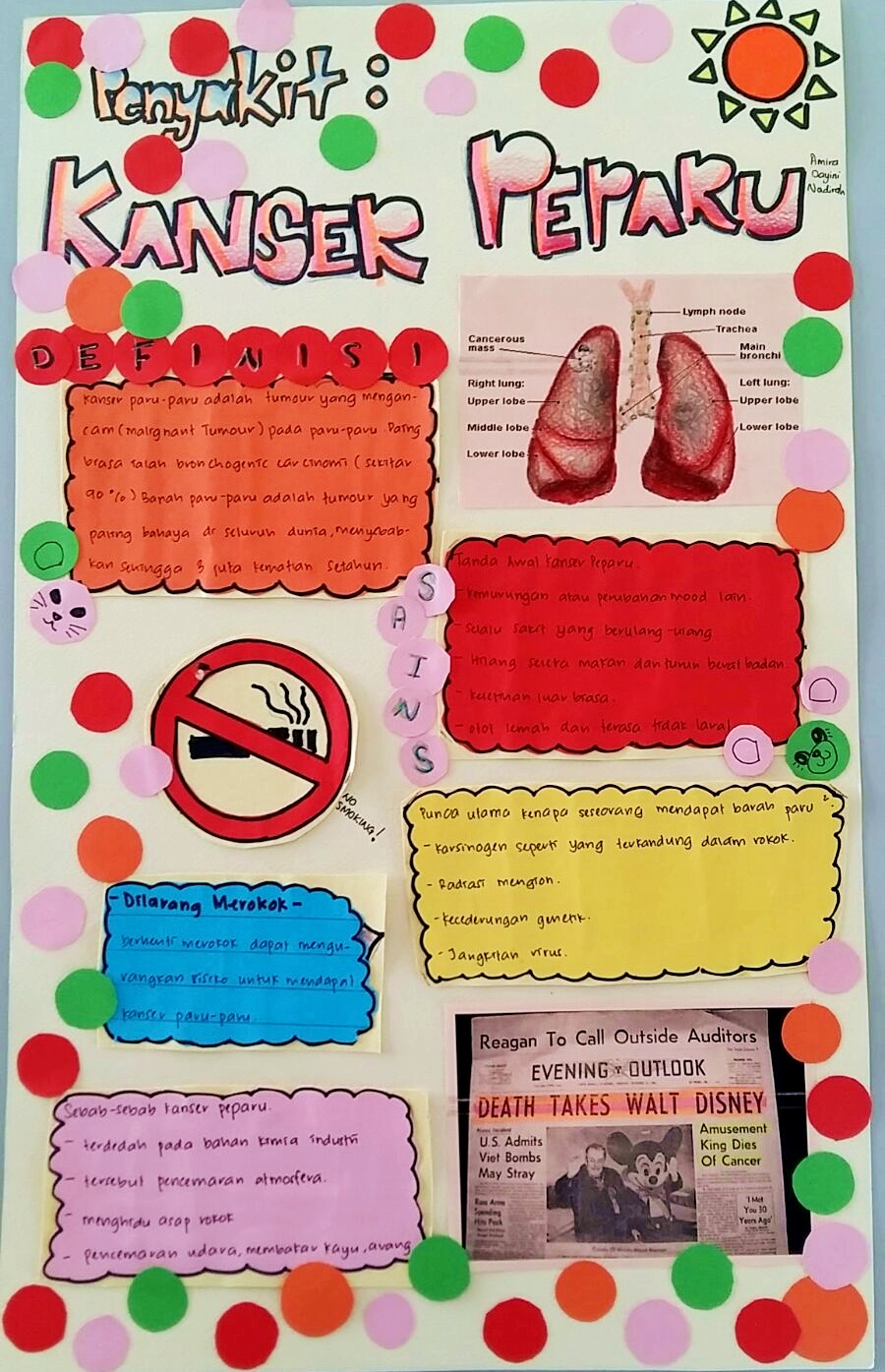 Idea P&P Sains : Poster Untuk Bahan Cemar Udara dan Penyakit Respirasi