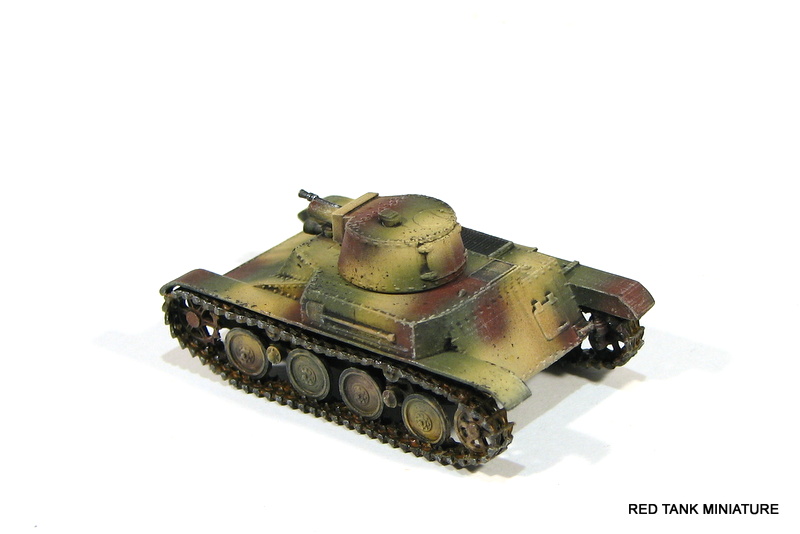 Gulumik Military Models: 4TP 1/72 RED TANK MINIATURE