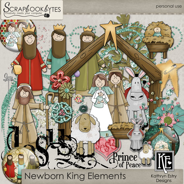 Kathryn's Digital Designs: Newborn King ~ 8 NEW Sets $1 each!