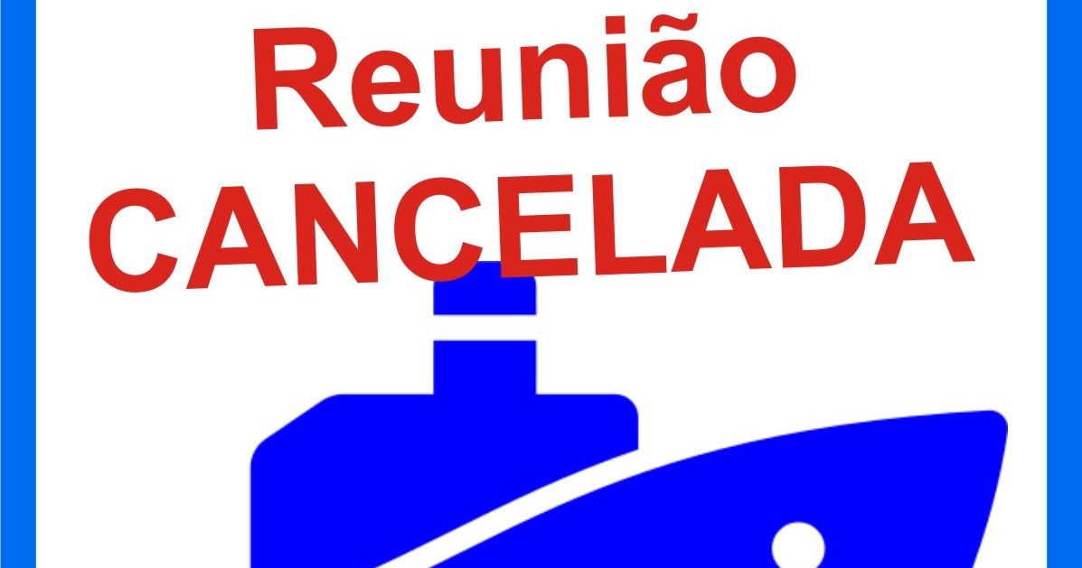 PRÓPOR – Reunião cancelada: