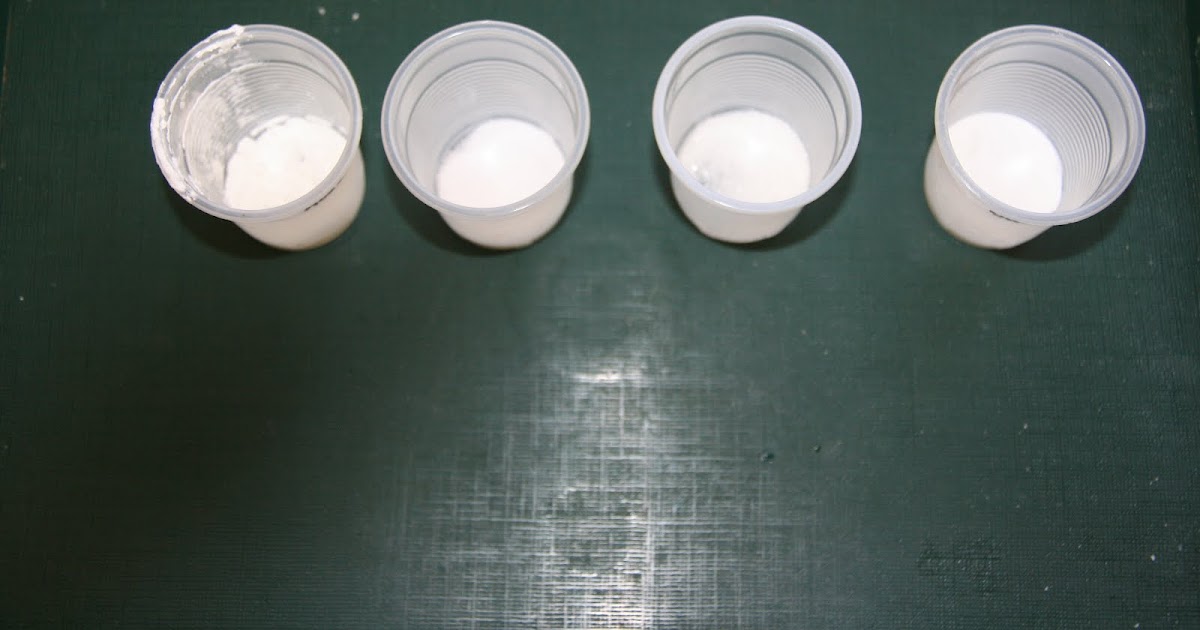 Reports from the lab: General Science: White powders