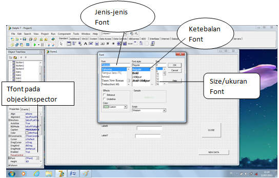 Pemrograman Delphi dengan contoh kasus: Pemrograman Delphi