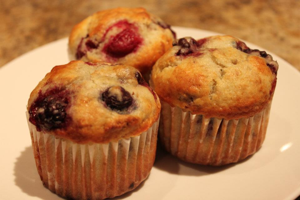 Muffins aux petits fruits