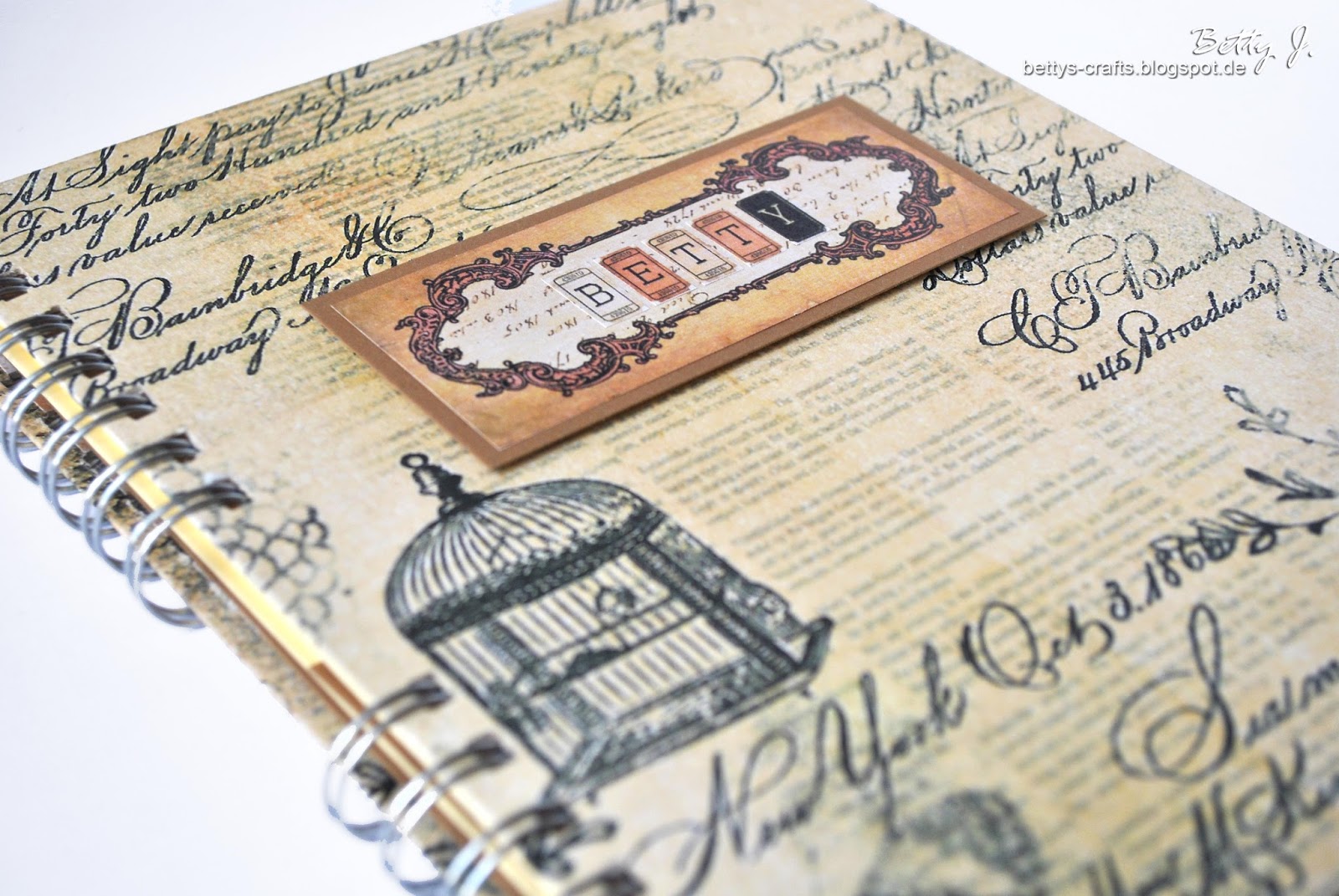 Bettys Crafts: Kalender/Planer/Journal