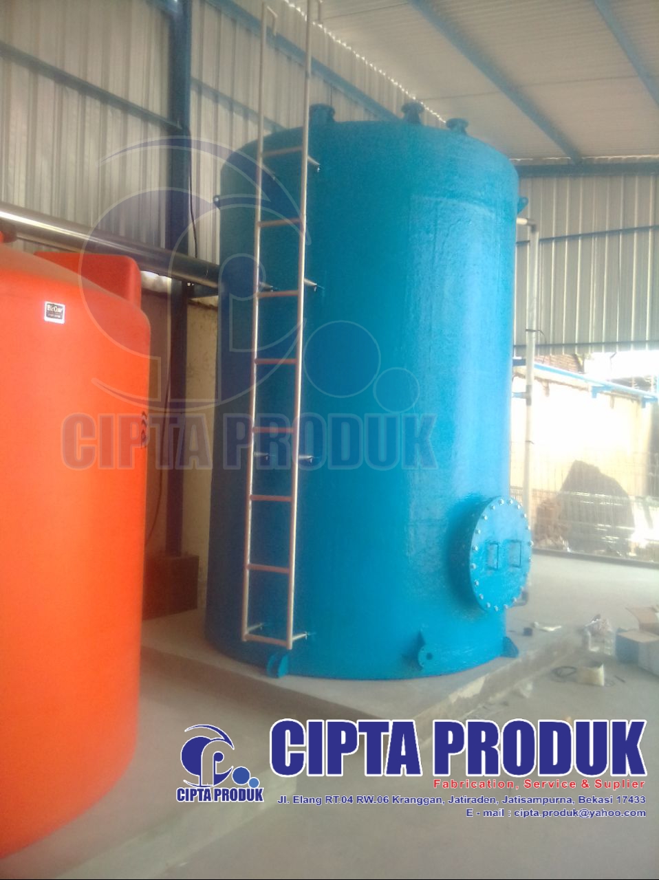 Tangki Ground Tank fiber: Tangki Silinder / silinder tank
