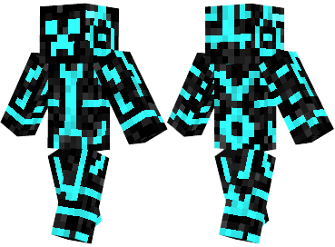 Skins do Minecraft: Tron Creeper