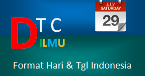 Menampilkan Nama Hari Dan Tanggal Indonesia Pada Website