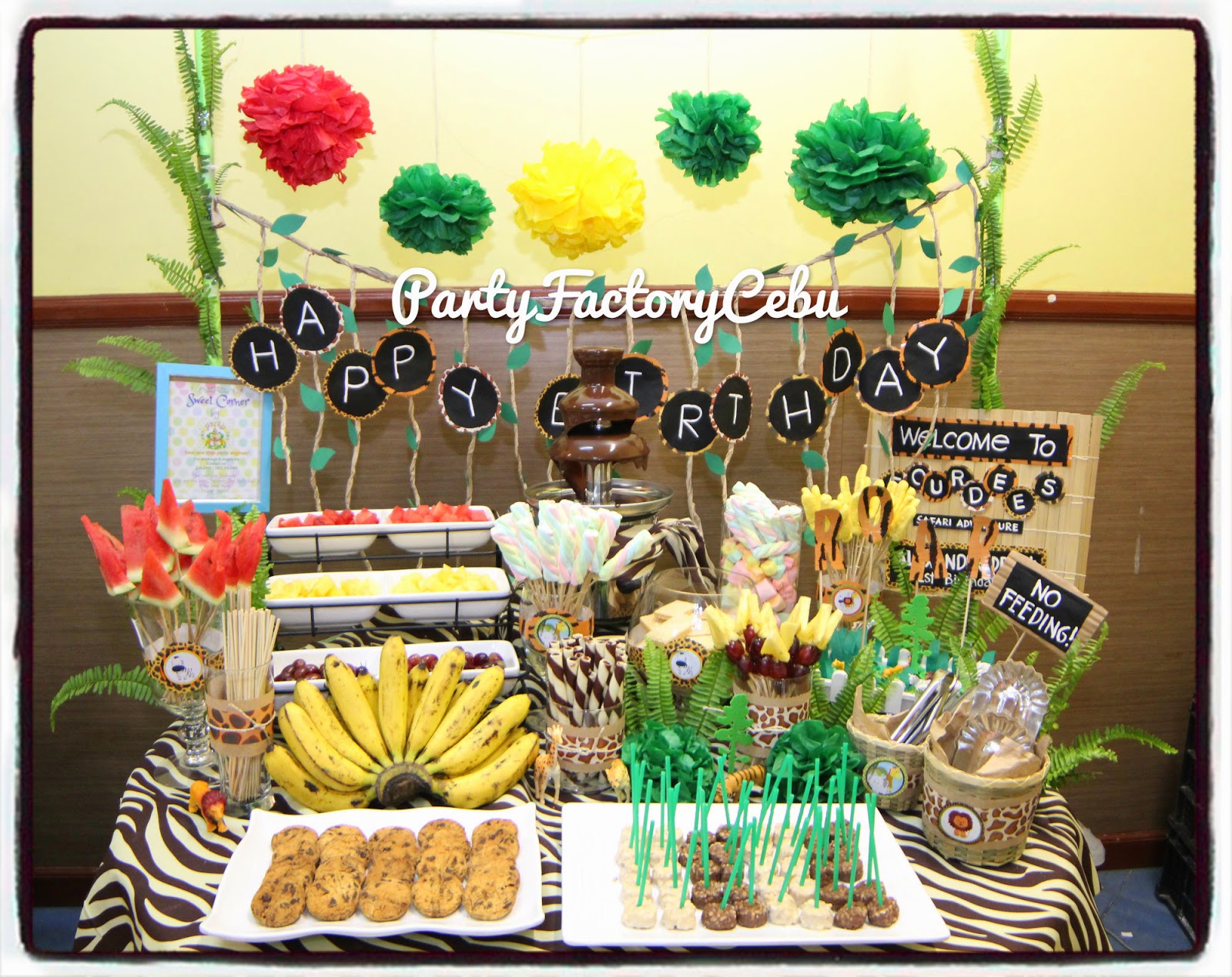 Welcome To PartyFactory Cebu Alexander s 1st Safari Birthday Party Welcome To PartyFactory Cebu Alexander s 1st Safari Birthday Party