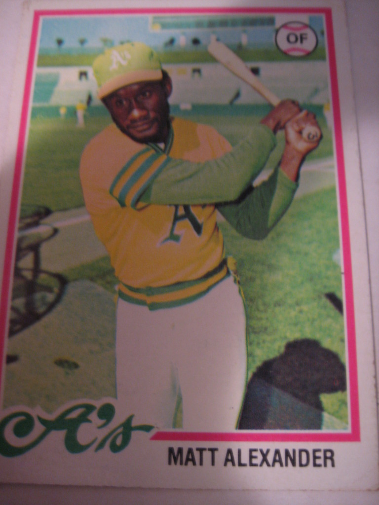 Baseball Cards Come to Life!: Player Profile: Matt Alexander