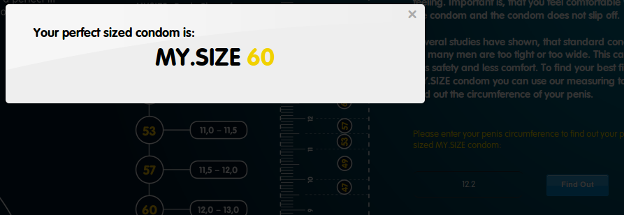condom size and facts: MY.SIZE: Find your perfect sized condom (or not)